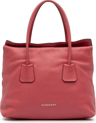 Burberry 2014 Baynard Tote Bag aus gekörntem Leder - Rot