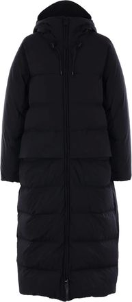 Aspesi hooded zipped parka coat - Schwarz