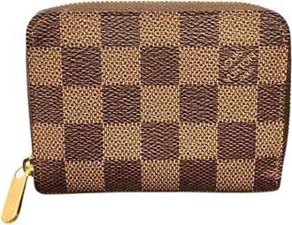 Louis Vuitton Porte-monnaie Zippy Pre-owned - Femme - Pre-owned - Brun - Taille: ONE Size