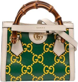 Gucci Pre-owned Diana - Femme - Pre-owned - Vert - Taille: ONE Size