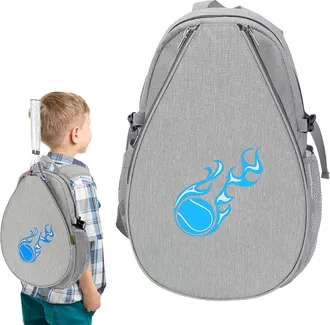 Generic Racket-Tr&auml;gerrucksack - Tennissporttasche, Verstellbare Riemen, Ger&auml;umige Lagerung Mit mehreren F&auml;chern, Tragbares haltbares Design | F&uuml;r Kinder Jugen