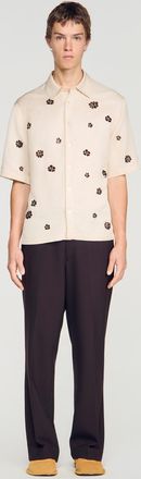 Sandro Chemise fluide imprim&eacute; fleur