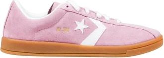 Converse Femme, Chaussures, Rose, Taille: 40 1/2 EU Baskets en Daim Rose à Lacets