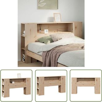 vidaXL vidaXL Kopfteil mit Stauraum 140 cm Massivholz Kiefer