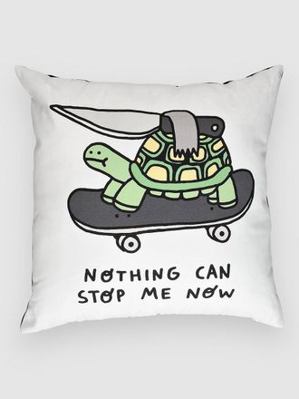 A.Lab Nothing Can Stop Me Coussin blanc