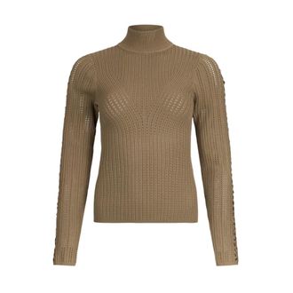Liu Jo Femme, Pulls, Vert, Taille: 42 FR Better Sweater