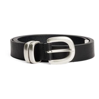 By Malene Birger Ceinture en Cuir Zoilo - Femme - Accessoires - Noir - Taille: ONE Size
