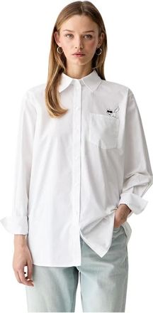 Karl Lagerfeld Damen, Blusen & Hemden, Wei&szlig;, SGr&ouml;&szlig;e