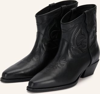 BA&SH Ba&Sh Cowboy Boots Curtis schwarz