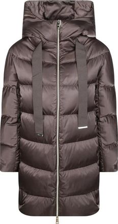Herno A-Shape Jacke aus Satin - - Coats - Damen - Braun - L