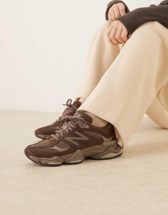 New Balance 9060 - Baskets unisexes - Marron chocolat-Brown
