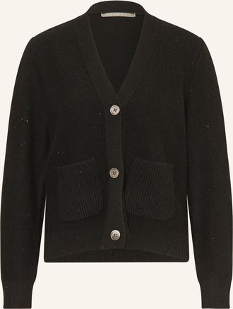 (The Mercer) N.Y. (The Mercer) N.Y. Strickjacke Aus Cashmere Mit Pailletten schwarz