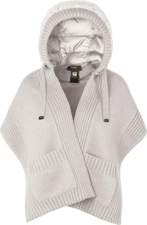 Moorer Femme, Accessoires, Blanc, Taille: ONE Size &Eacute;charpe &agrave; Capuche Originale