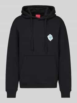 HUGO BOSS Hoodie mit gro&szlig;em R&uuml;ckenprint Modell Dewerhood