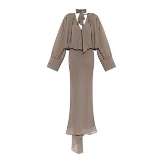 Rotate Rotate Birger Christensen, Femme, Robes, Brun, Taille: 38 FR Robes