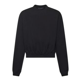 Dolce & Gabbana Schwarzer Sweatshirt f&uuml;r M&auml;nner - - Sweatshirts & Hoodies - Herren - Schwarzk - M
