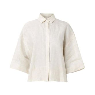 Max Mara Femme, Blouses et Chemises, Beige, Taille: 34 FR Chemises