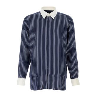 Tom Ford Besticktes Seidenshirt - - Shirts - Herren - Blau - XL