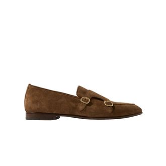 Scarosso Ernesto Tobacco Suede Loafers - - Shoes - Herren - Braun - 43 1/2 EU