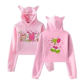 Generic Le Grinch Sweat A Capuche Femme Noel Plaid Costume De Moche Vetement Pilou Deguisement The Polaire Pull Noël Sweatshirts Chaud Vêtements Femmes Adulte