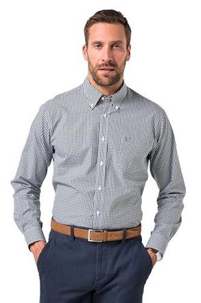 JP1880 Hommes Grandes Tailles L-8XL Chemise à Carreaux Vichy et Coupe Comfort Fit - Jusquau 8 XL forêt Verte 4XL 722859443-4XL