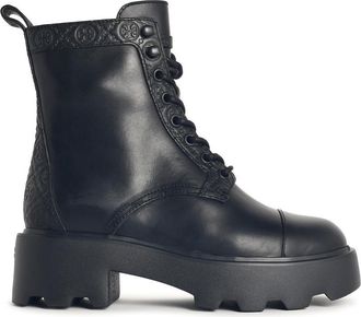 Tory Burch Tory Burch t Monogram Black Lear Ankle Botkle