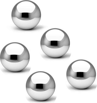 Generic 25 mm ~ 100 mm Hochglanz Glitzer Dekorative Kugeln Garten Kugel Spiegel Hohle Kugel für Home Dekoration Garten Kristallkugel