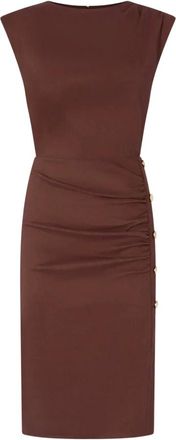 Pinko Pinko, Femme, Robes, Brun, Taille: 34 FR Alissa Dress