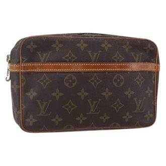 Louis Vuitton Pre-owned Vintage Canvas Clutch - - Pre-owned - Damen - Braun - ONE SIZE