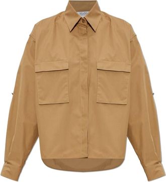Max Mara Femme, Blouses et Chemises, Beige, Taille: 36 FR Tenue Shirt