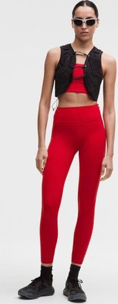 lululemon Legging Swift Speed taille haute pour Femmes - 64 cm - Rouge - Taille 10