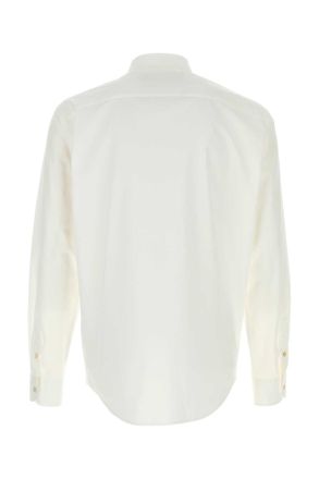 Valentino Garavani Embroidered Butterfly Cotton Shirt - White