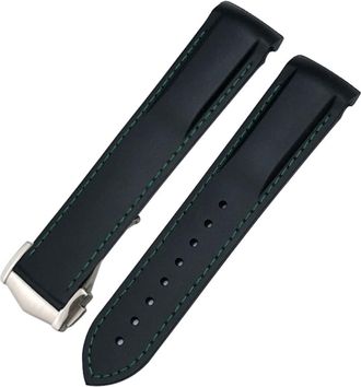 Generic 19 mm Gebogene Gummi -Uhrband -Passform f&uuml;r Omega Moonwatch 300 AT150 -Gurt