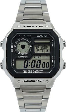 Casio Uhr Casio AE-1200WHD-1AVEF Silberfarben