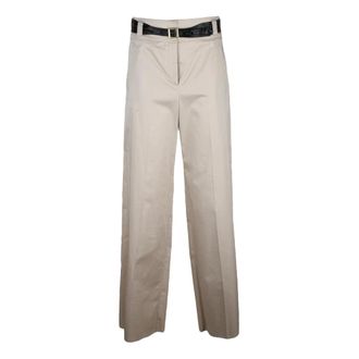 Marella Femme, Pantalons, Beige, Taille: 36 FR Soraia Straight Pantalons