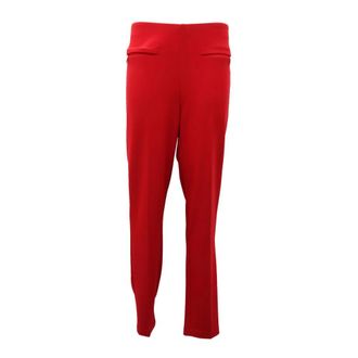 Joseph Ribkoff Slim Fit Hose Modell 181095 - - Trousers - Damen - Rot - XL