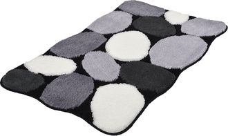 Kleine Wolke 8972926311 Badteppich Stone, 70 x 120 cm, schwarz