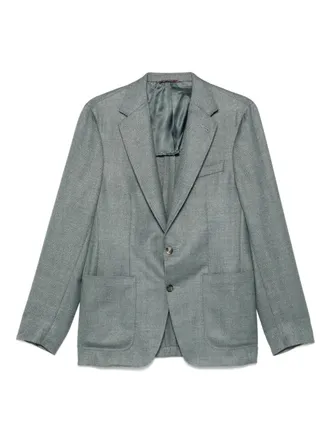 Canali blazer Kei &agrave; poche plaqu&eacute;e - Vert