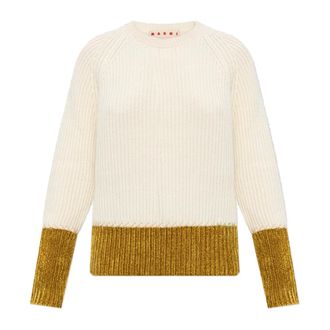 Marni Wollpullover - - Knitwear - Damen - Beige - XS