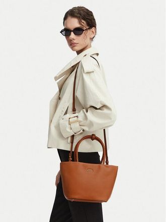 Tommy Hilfiger Handtasche Th Marina Bucket Leather AW0AW18739 Braun