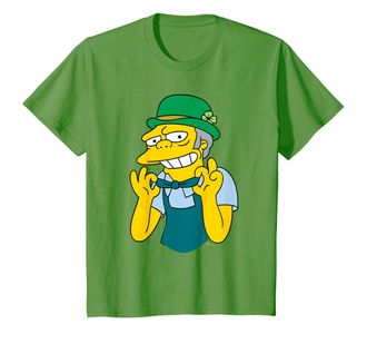 The Simpsons NEW The Simpsons St. Patricks Day Moe the Bartender Funny T-Shirt
