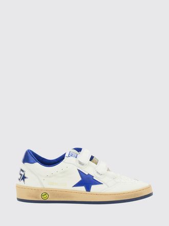 Golden Goose Ball Star Sneakers von f&uuml;r Jungen aus Leder im Used-Look mit Klettverschluss
