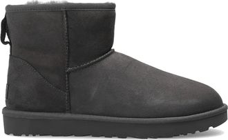 UGG Bottes de neige Classic Mini II en daim - Femme - Chaussures - Gris - Taille: 41 EU