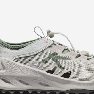 Keen Womens Sneakers Zionic Adv Grey Fabric And Rubber Trainers