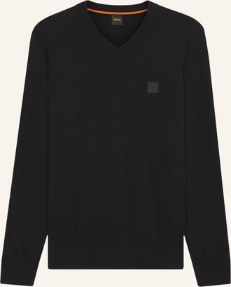 HUGO BOSS Pullover Kanovano_V_S Regular Fit schwarz