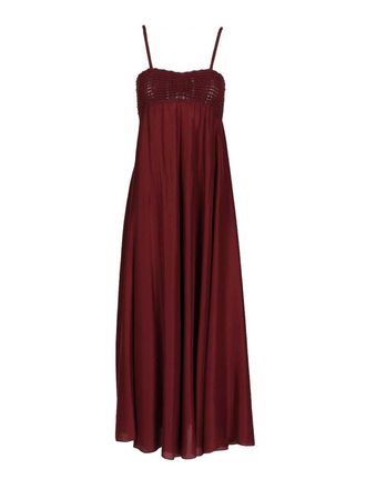 Forte_Forte Robe Au Genou - Rouge Brun