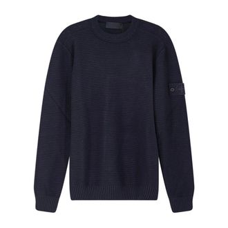 Stone Island Homme, Pulls, Bleu, Taille: S Pulls &agrave; col rond
