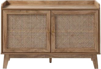 Calicosy Calicosy - Buffet 2 Portes en Cannage Rotin L110 cm - palmo