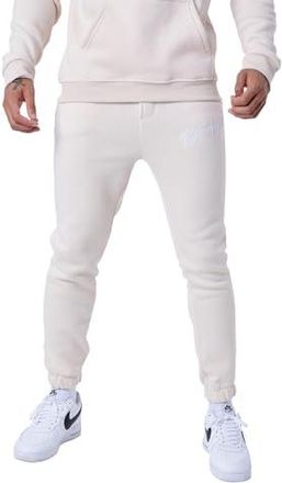 Project X Paris Bas de Jogging Basic Full Logo Broderie Ivoire S