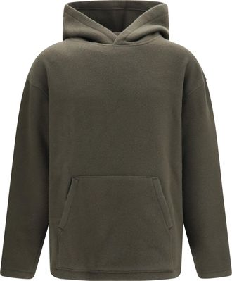 Rier Fleece Wool Hooded Sweater - Taupe